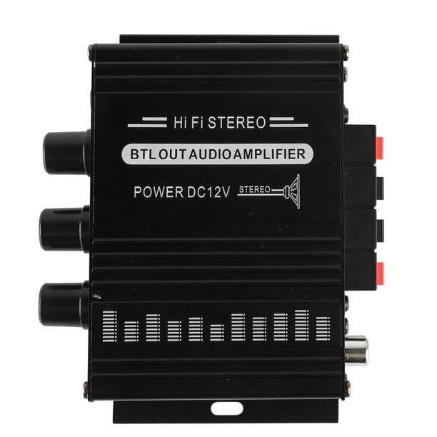 Motorcycle Amplifier,Stereo Amplifier 12V Portable Power Amplifier Mini ...