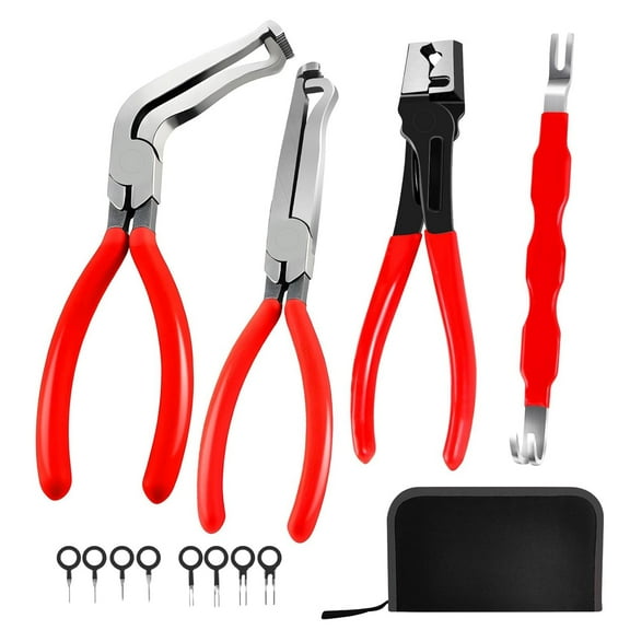 Ring Nose Pliers Set 3 Piece - 11 Inch Long Reach Pliers - Automotive ...