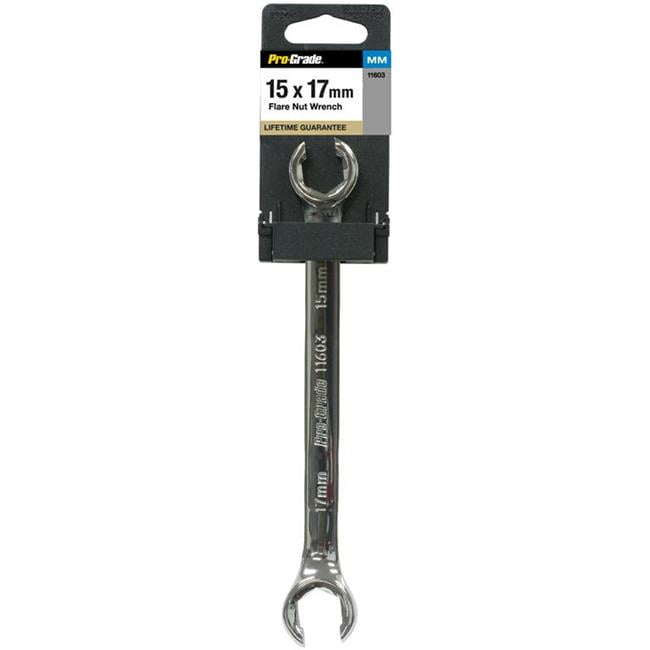 Pro-Grade 11603 15 x 17 mm Flare Nut Wrench - Walmart.com