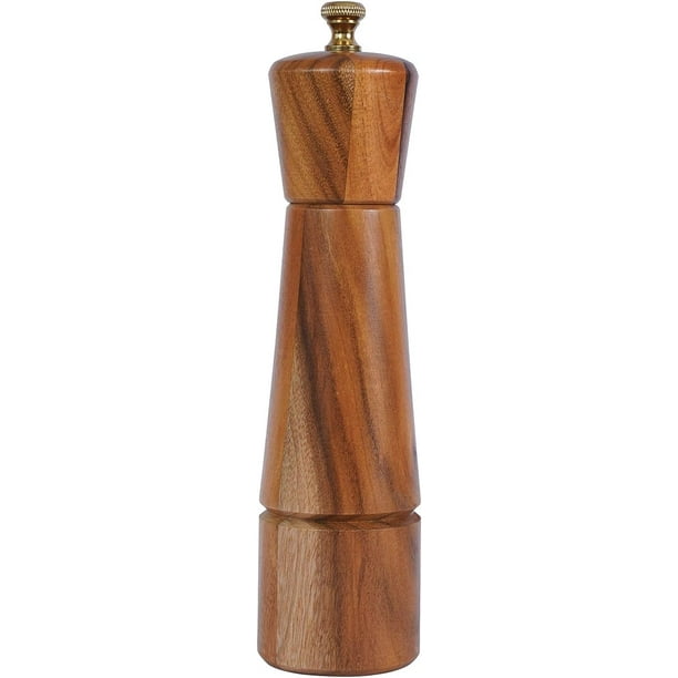 DeroTeno Pepper Grinder, Pepper Mill with Adjustable Stainless Steel ...