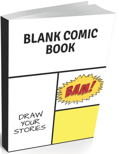 Blank Comic Book Create Your Own Comic Diy Comic Book Super Hero Comics 85x11120 Pages