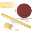 2Pcs Brass Sheets Metal Sheets Rectangle with 2Pcs Sanding Discs Golden ...
