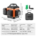 VEVOR Laser Level 100ft Green Cross Line Self Leveling High Accuracy ...