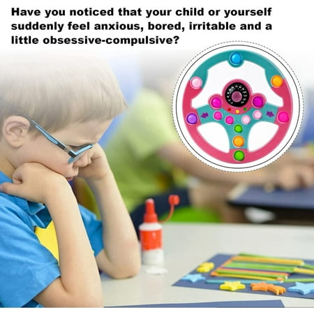 Education Toys Steering Wheel Fidget Early Simples Dimple Board Game ...