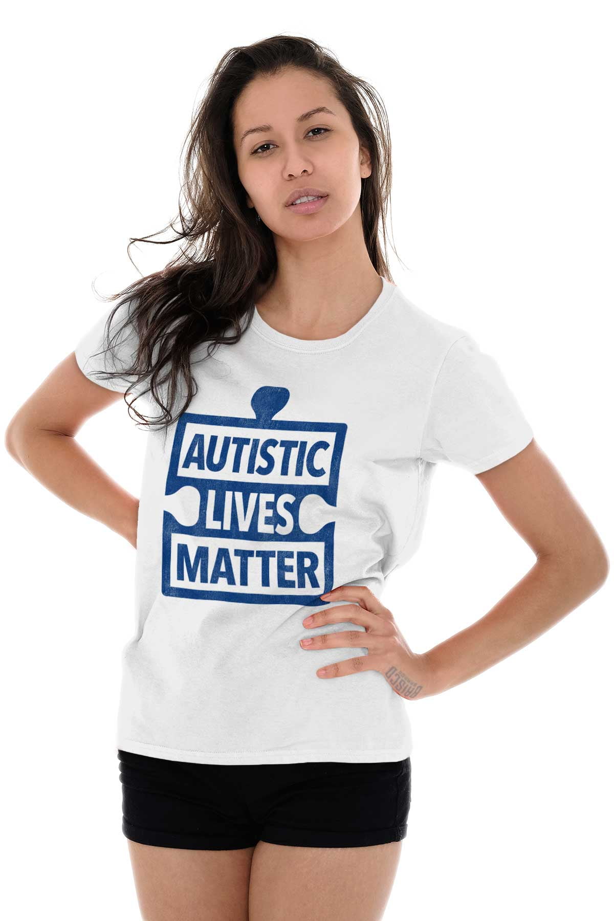 Autism Awareness Tees Shirts Tshirts For Womens Autistic Lives Matter ...