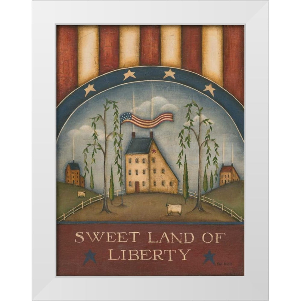 Lewis, Kim 15x18 White Modern Wood Framed Museum Art Print Titled ...