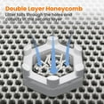 Cat Litter Mat, 24x18 Inches Large Double Layer Honeycomb Cat Litter ...
