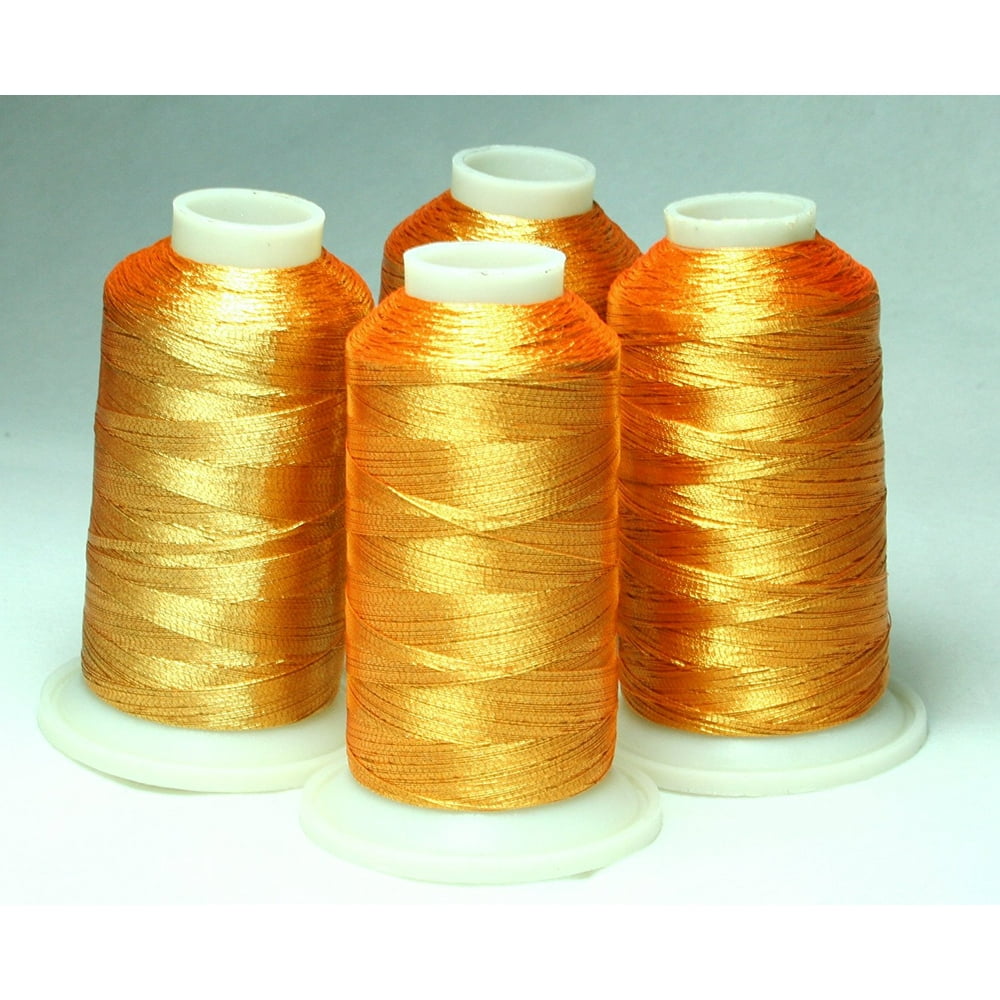NEW ThreadNanny 4 CHRISTMAS GOLD METALLIC MACHINE EMBROIDERY THREAD ...