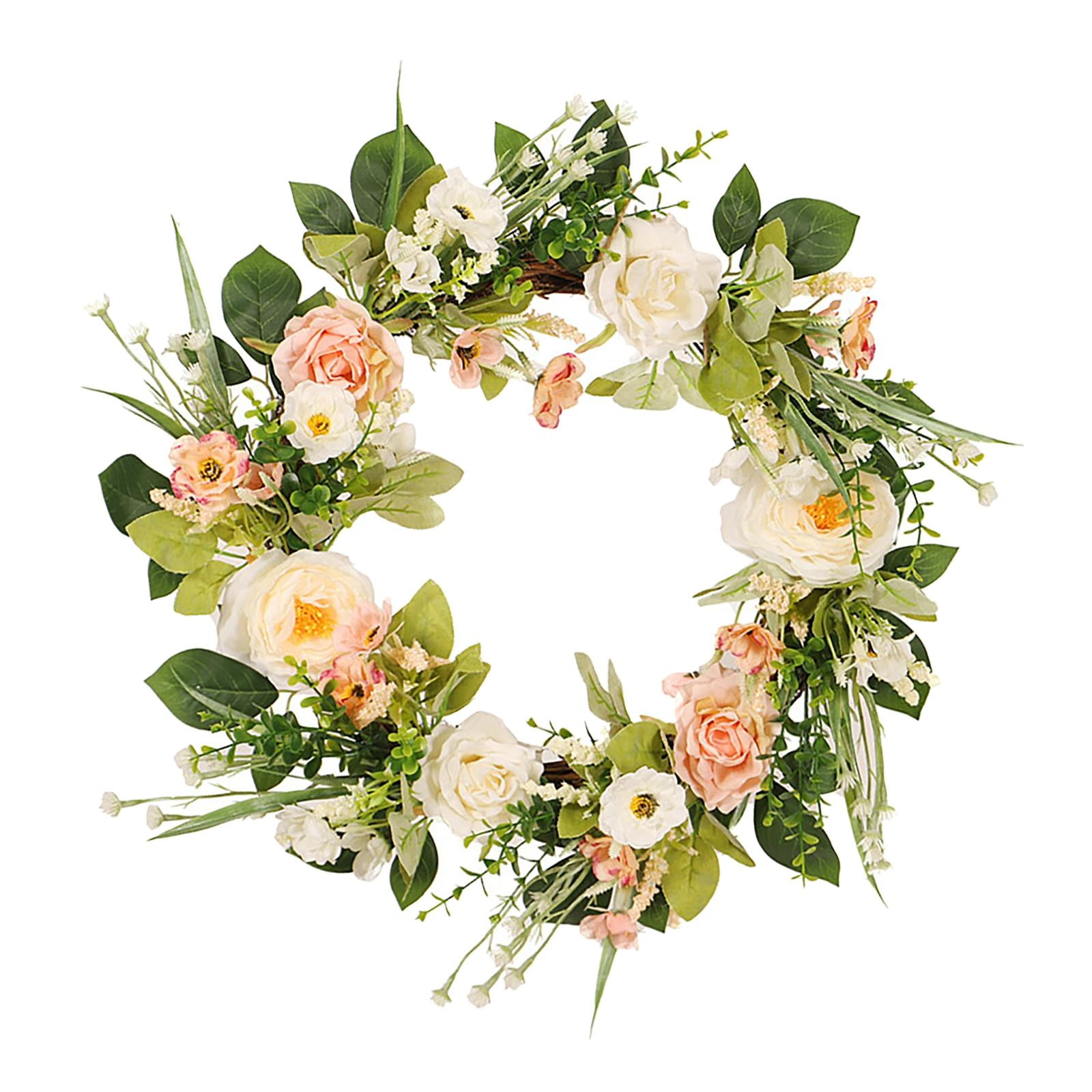 de rosas artificiales de 16 pulgadas, , puerta Gloria Corona de ...