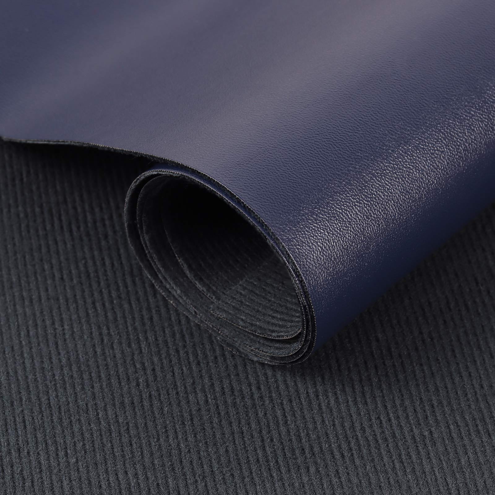 Blue Marine Vinyl PU Faux Leather Fabric Home Decor Fabric for Crafts ...