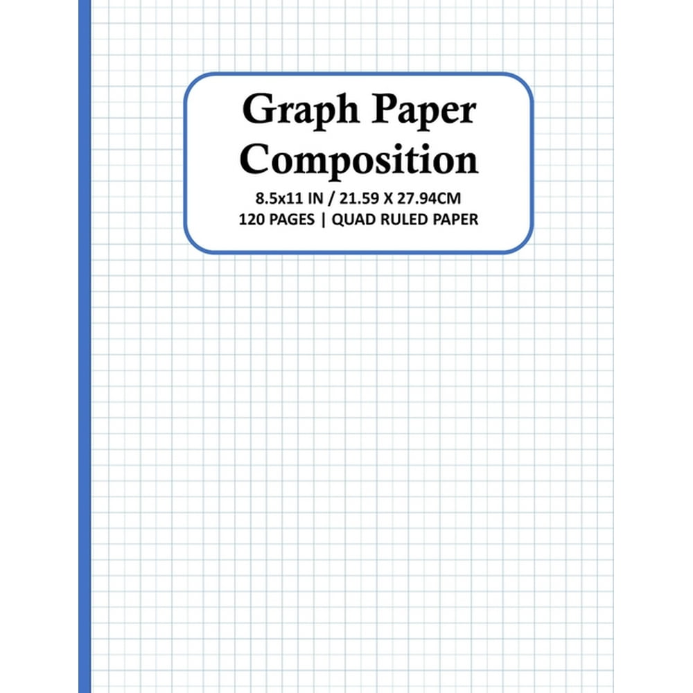 Graph Paper Composition Notebook Quad Ruled 4x4 Grid Paper For Math