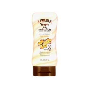 Hawaiian Tropic Non-Greasy, Water-Proof Sunblock, Weightless Hydration ...