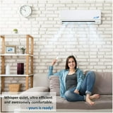 3 Zone Mini Split 9000 12000 12000 Ductless Air Conditioner Pre-Charged ...