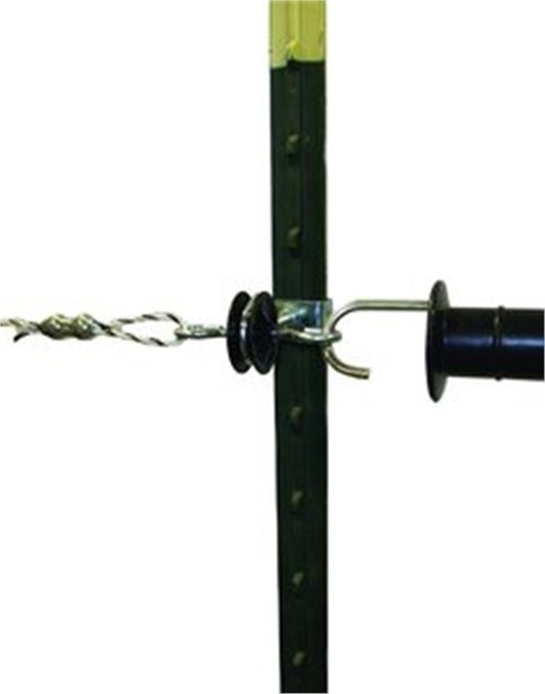 P-Dht Double Hook T Post 2Pk, Powerfields, EACH, EA, Creates simple ...