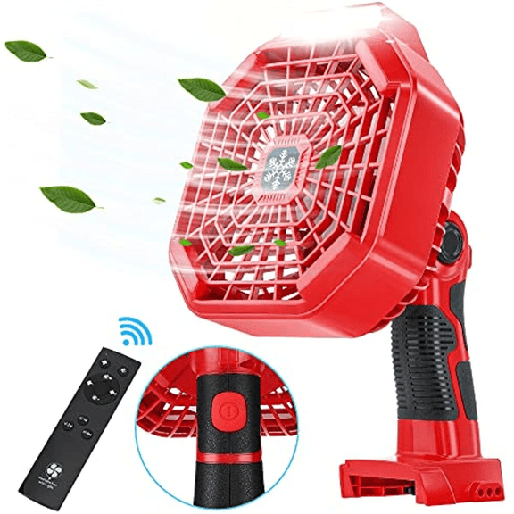 Portable Outdoor Jobsite Fan for Milwaukee 18V Li-ion Battery With ...