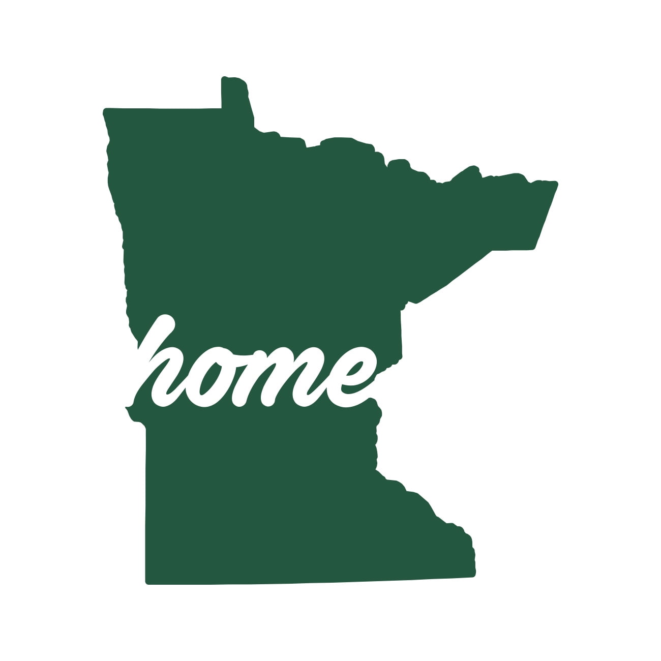 Minnesota Home Sticker Decal Die Cut - Self Adhesive Vinyl ...