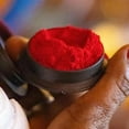 Bright Red Color Powder in Clear Jar for Festivals, Crafts ...