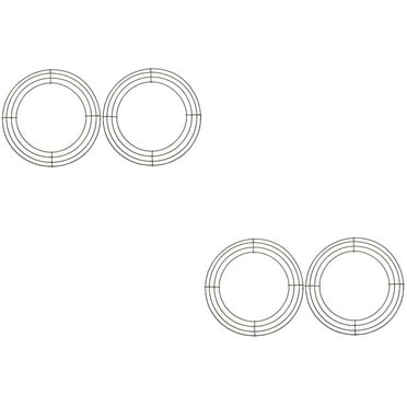 8 Pieces Crescent Moon Wire Wreath Rings Wire Wreath Frame for Wedding ...