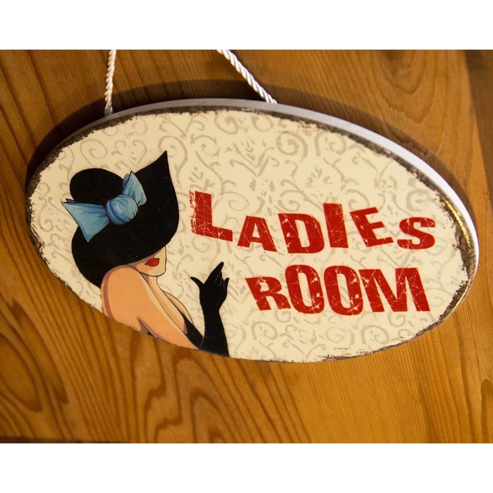 Vintage Ladies Room Sign