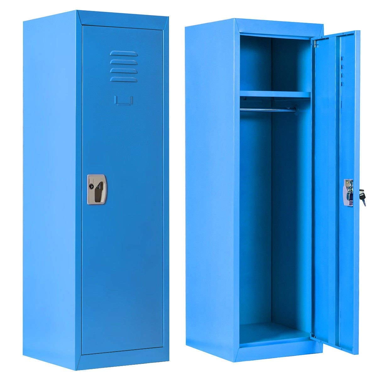 SUNCROWN 48 Inch Locker For Kids Metal Storage Locker For Kids Room