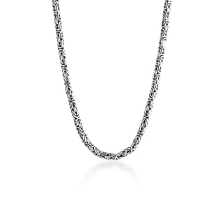 18K Gold Over Sterling Silver Box Chain Necklace 20 Inch - Walmart.com