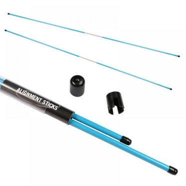 Golf Alignment Rods 2-Pack (Yellow) - Walmart.com