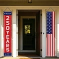 2Pcs Vertical Patriotic Banner Pack, Fourth of July Banners for Outside ...