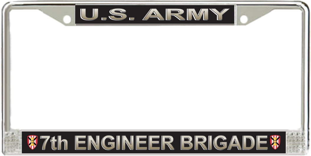 U.S. Army 7th Engineer Brigade License Plate Frame - Walmart.com