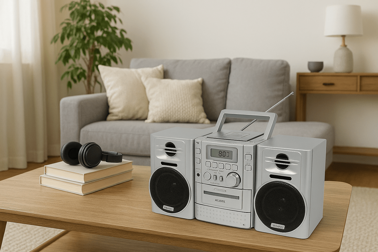 Portable Stereo System with Cassette/ Recorder, Top Nepal | Ubuy