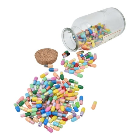 Capsule Message,365pcs Capsule Message Cute Capsule Message Bottle ...