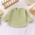 BXJX Boys Long Sleeve Shirts, Crew Neck Ribbed Casual Spring and Fall ...