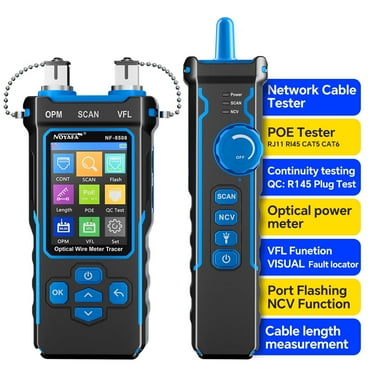 2X Professional Multi Function 4 in 1 Network Cable Tester RJ45/RJ11 ...