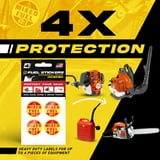 Mixed Gas Sticker 50:1 - Fuel Identification Label by Fuel Stickers | 1 ...