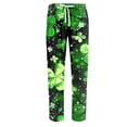 Hearthz St. Patricks Day Men Pj Pants Drawstring Straight Leg Men ...