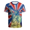 American Independence Day Flag USA Liberty Statue Series 3D Digital ...