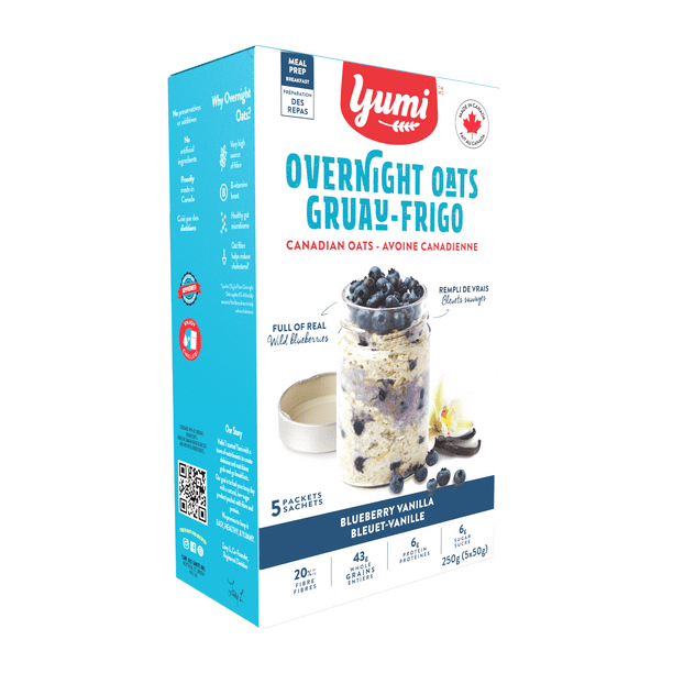 Blueberry Vanilla Overnight Oats, Overnight Oats - Walmart.ca