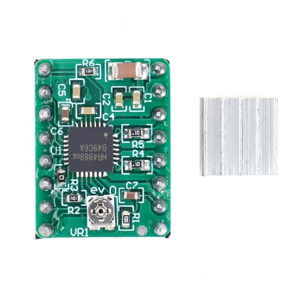 Módulo controlador de motor A4988 Controlador de motor paso a paso 5 ...