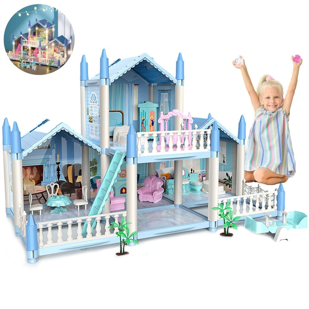 Click here for Choks Chok Play Dollhouse For Girls 5 Rooms Kids D... prices