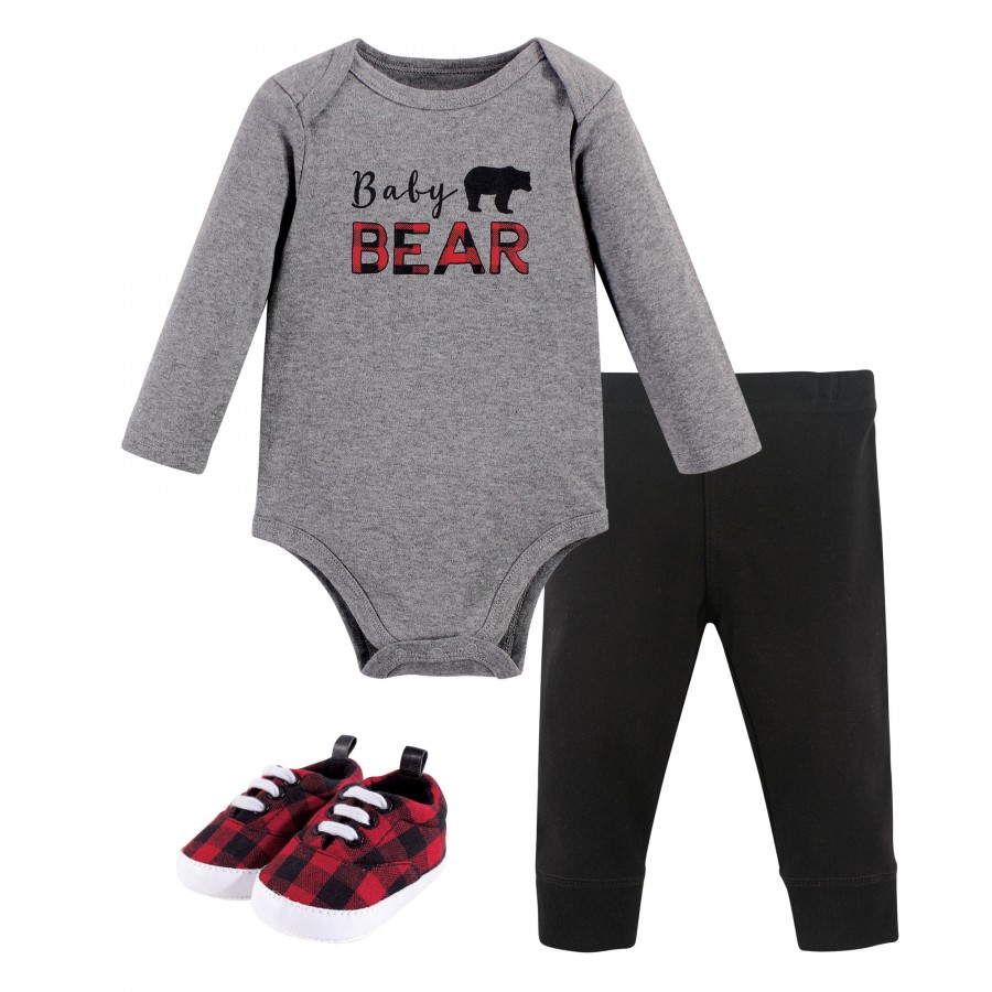 Little Treasure Baby Boy Cotton Bodysuit Pant And Shoe 3pc Set Baby Little Treasure Baby Boy Cotton Bodysuit Pant And Shoe 3pc Set Baby