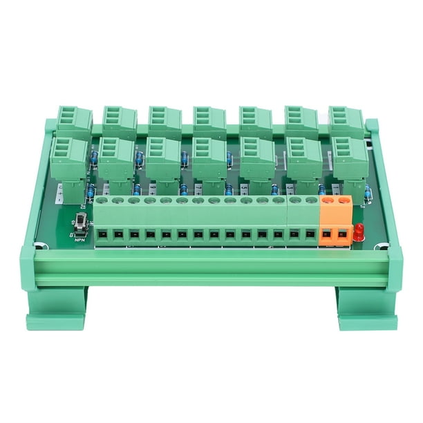 14-Channel Terminal Block, DIN Rail Terminal Block NPN PNP KP-14L-Gther-C DIN Rail Switch ...