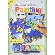 Paint Works Nature & Outdoors Paint By Number Art Kit (15 Pieces ...