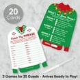 Big Dot of Happiness Ugly Sweater Activity Duo Games - 2-in-1 Holiday ...