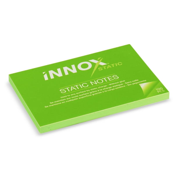 NOTES Green Small 4"x 2.75" | 10x7cm-100 sheets/pk. innoXstatic-Notes ...