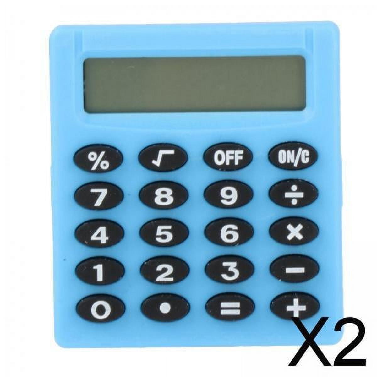 Calculadora portátil 2X Pantalla de 8 dígitos Cálculos simples para ...