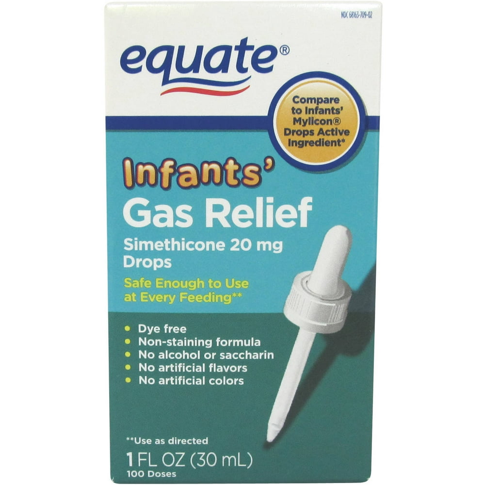 Equate Infant's Gas Relief Simethicone Drops, 20 mg, 1 Oz - Walmart.com ...