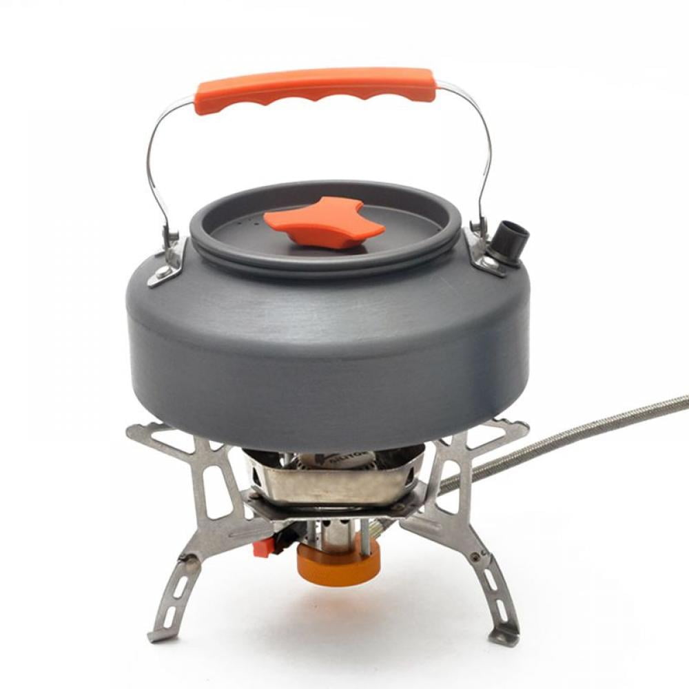 1.1L Outdoor Portable Coffee Pot Camping Teapot Kettle Mountaineering ...