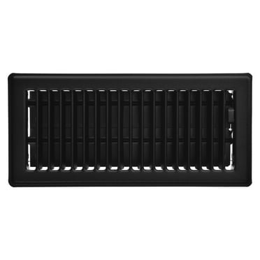 Imperial 4-inch x 10-inch Chocolate Steel Painted Louvered, Floor ...