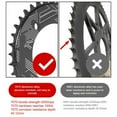 Bicycles 104BCD Crank Narrow Wide Chainring Bike Positive and Negatives ...