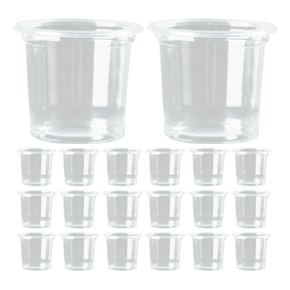 Black Duck Brand 2oz Mini Red Plastic Disposable Cups, 100 ct, Small ...