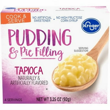 Jell-O Tapioca Pudding & Pie Filling - Cook & Serve, Artificially ...
